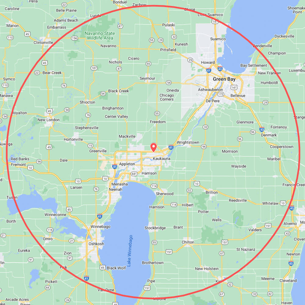 Service Area - Grissman Dumpsters